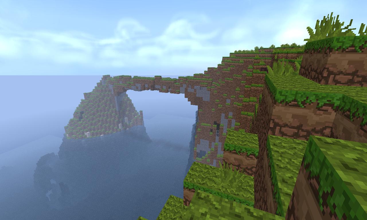 Huge mountains and cliffs Minecraft Map