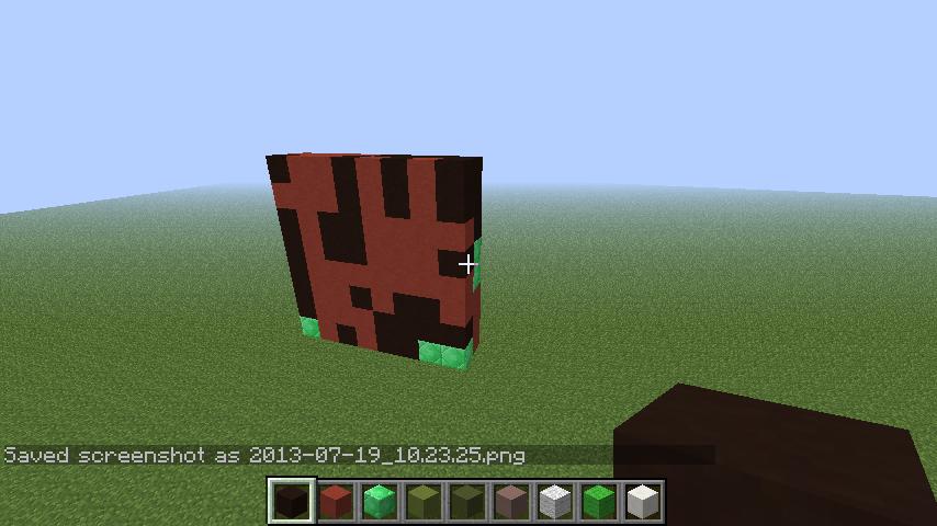 Pixel Art of my Head Minecraft Map