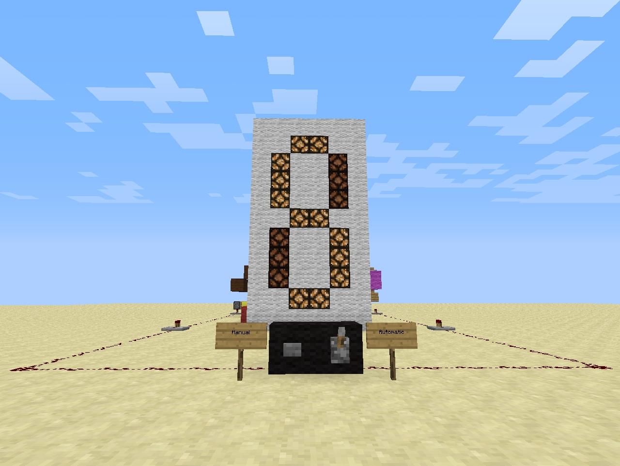 0-9 Digital Counter Minecraft Map