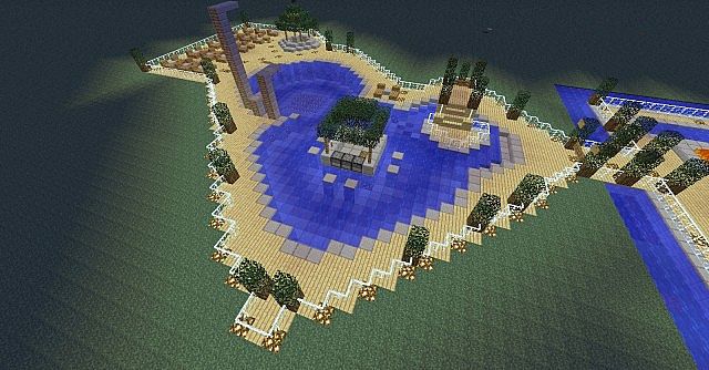 Luxury Pool Minecraft Map