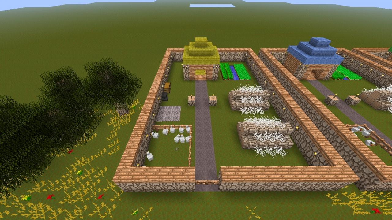 4 Way CTF Multiplayer FFA PVP Map Minecraft Map