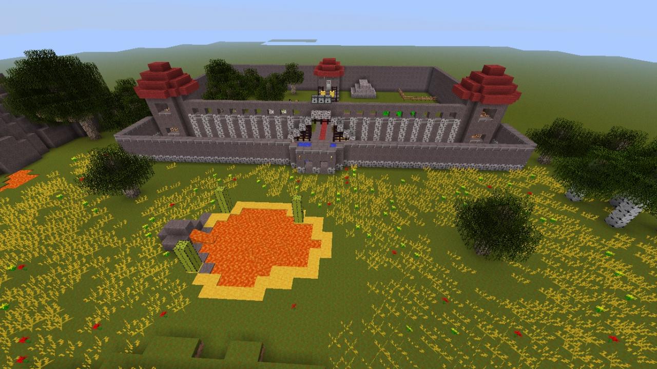 4 Way CTF Multiplayer FFA PVP Map Minecraft Map