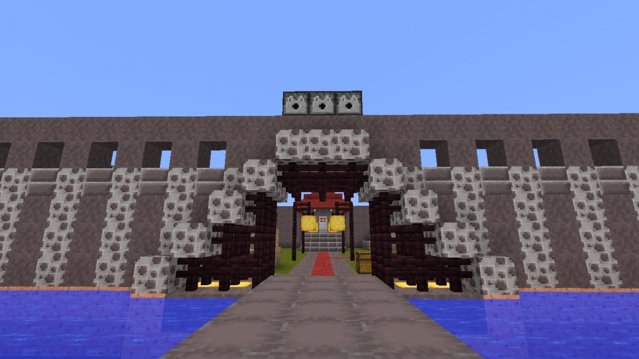 4 Way CTF Multiplayer FFA PVP Map Minecraft Map