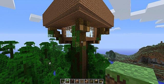 Epic Build #1 = Tree House Minecraft Map