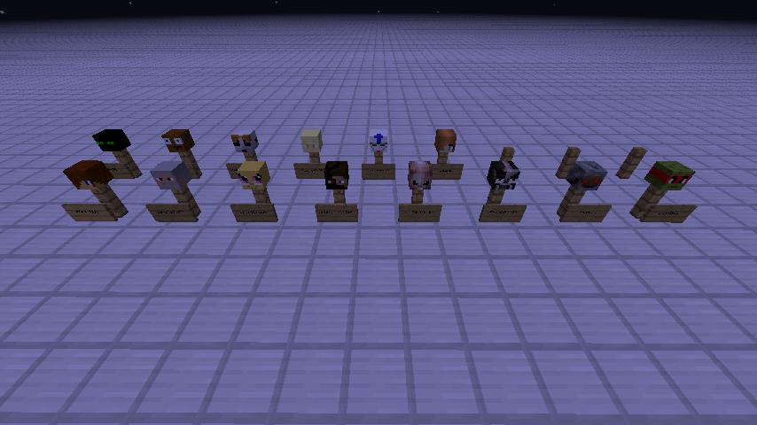 Custom Heads (Read description!!) Minecraft Map