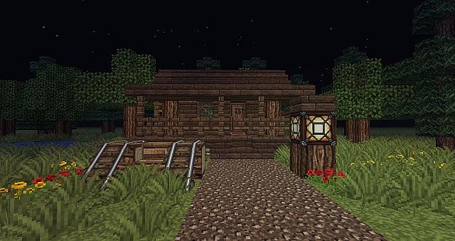 Simple Lumberjack Lodge Minecraft Map