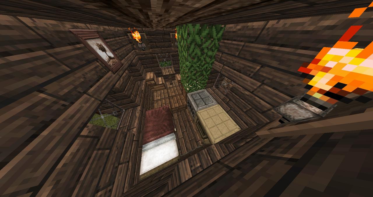 Simple Lumberjack Lodge Minecraft Map
