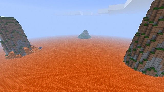 lava-block (skyblock on lava) Minecraft Map