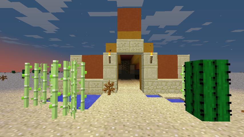 Custom Desert Dungeon Minecraft Map