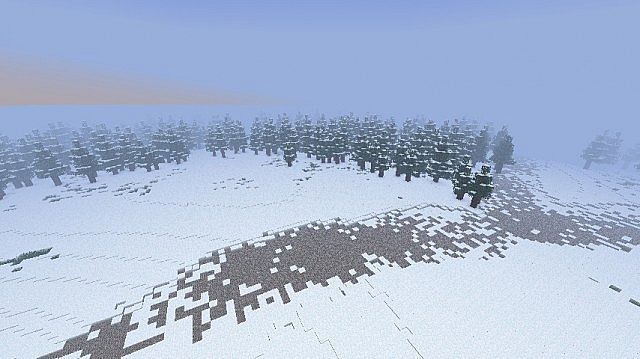 Worldpainter Series 2: The Frozen Plains Minecraft Map