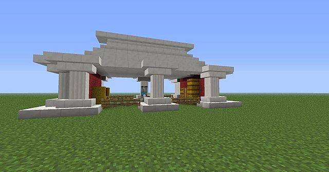 Asian Barn Minecraft Map