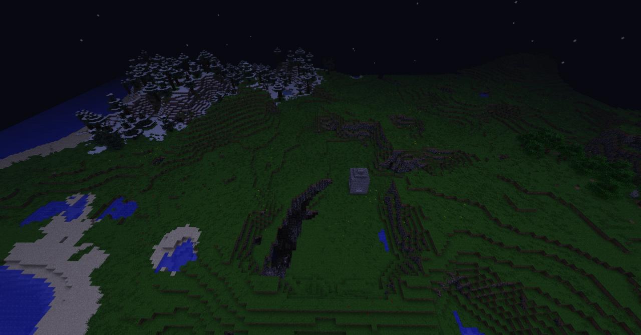 hollow world survival: survival map [1.6-1.7] Minecraft Map