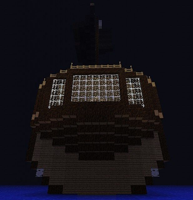 Pirate ship in survival Minecraft Map