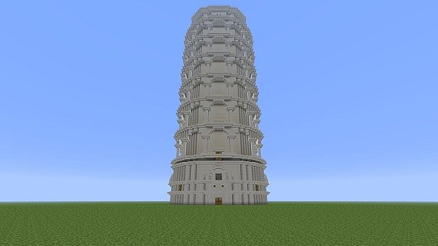 Leaning Tower of Pisa (Not Leaning) Minecraft Map