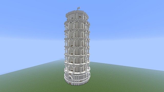 Leaning Tower of Pisa (Not Leaning) Minecraft Map