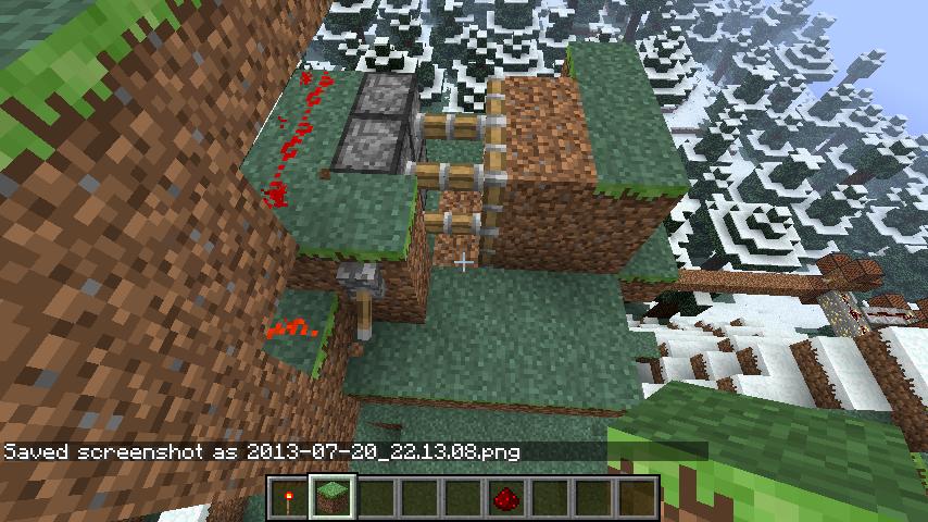 redstone house full of machines tarps ,etc Minecraft Map