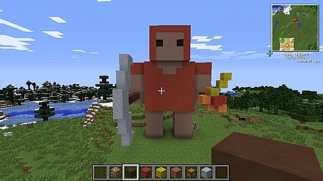 posąg miniona / minion statue Minecraft Map