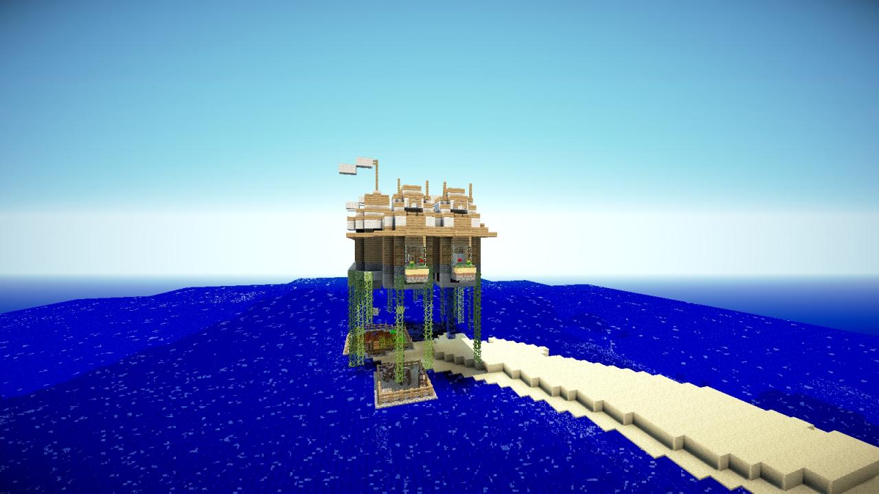 Flying House! Minecraft Map