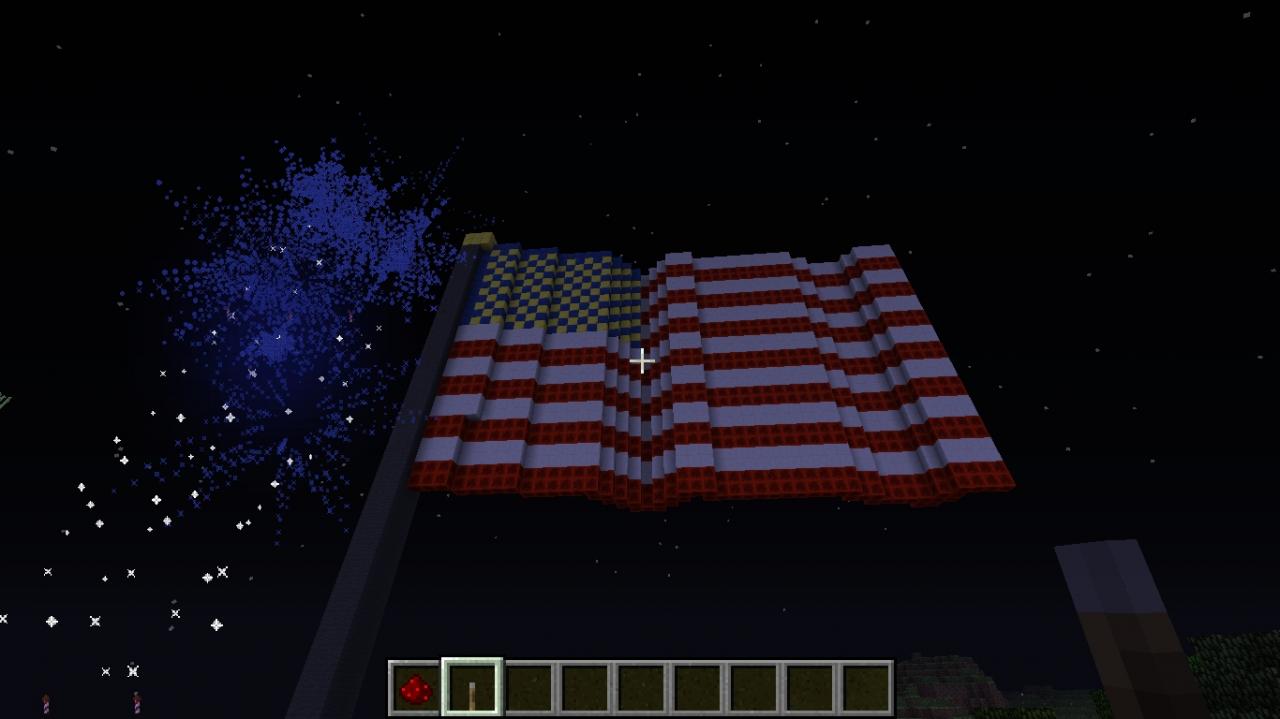 USA FLAG SUPER SCALE Minecraft Map