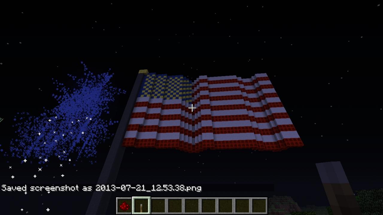 USA FLAG SUPER SCALE Minecraft Map