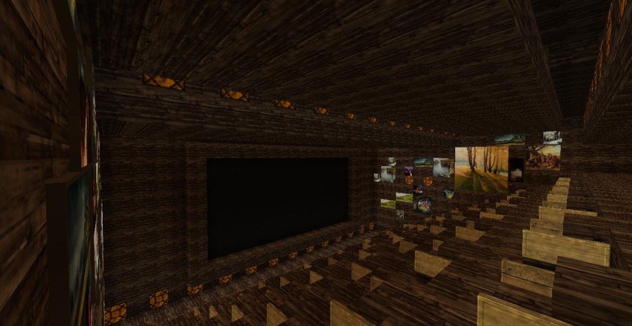 Modern House/Mansion+ Movie Theater! Minecraft Map