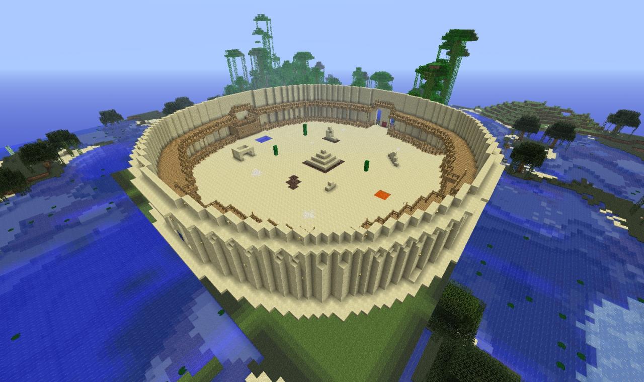 Game of Blocks Mob Arena Minecraft Map