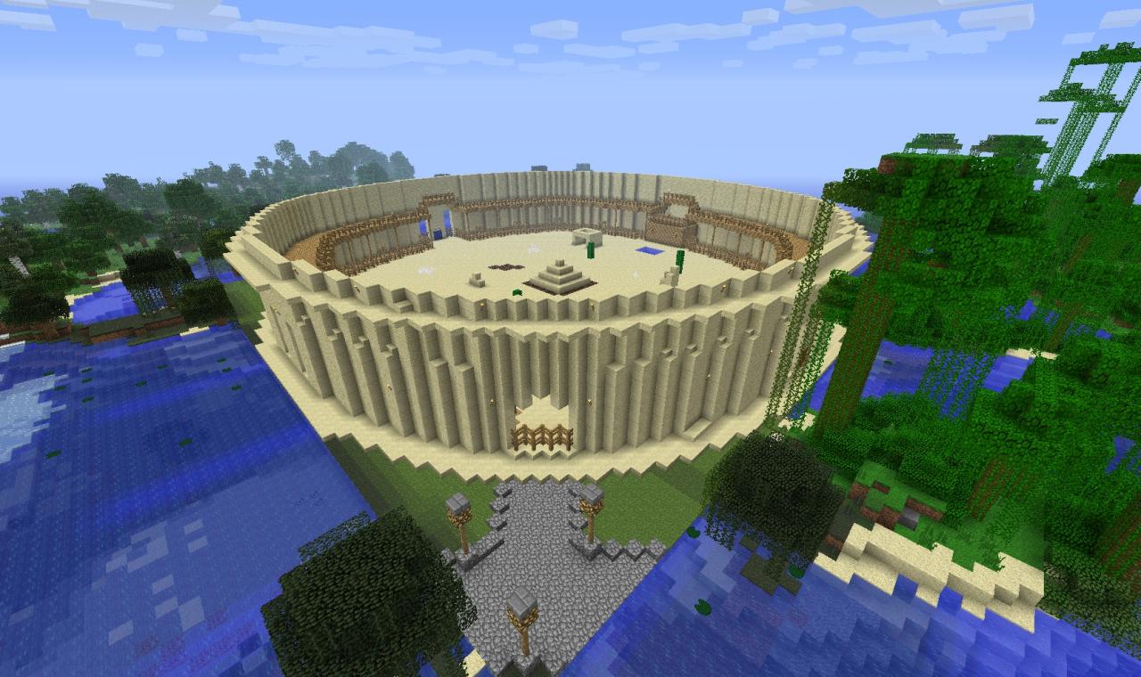 Game of Blocks Mob Arena Minecraft Map
