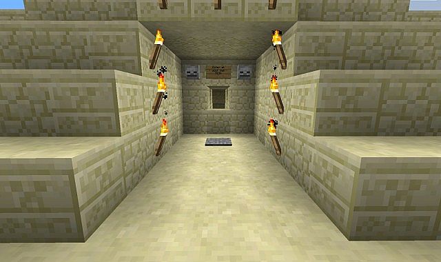 Game of Blocks Temple Trap Minecraft Map