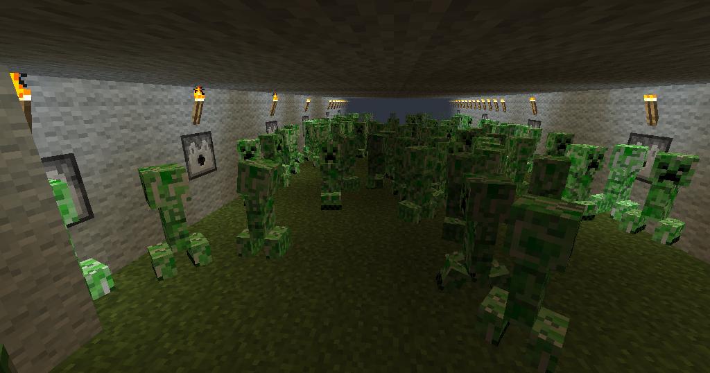 Creeper Run Minecraft Map