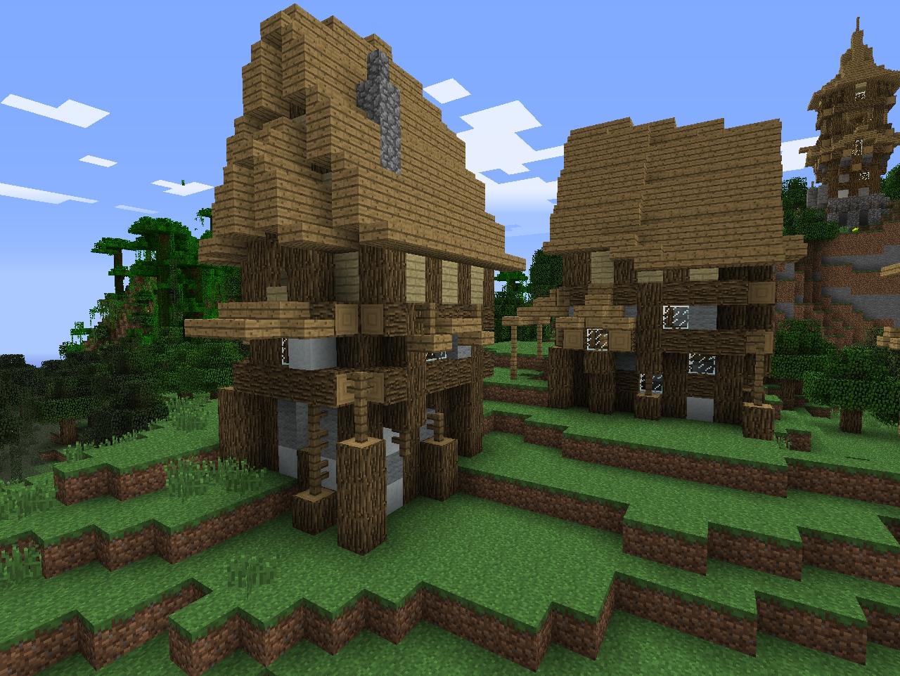 village buildings Minecraft Map