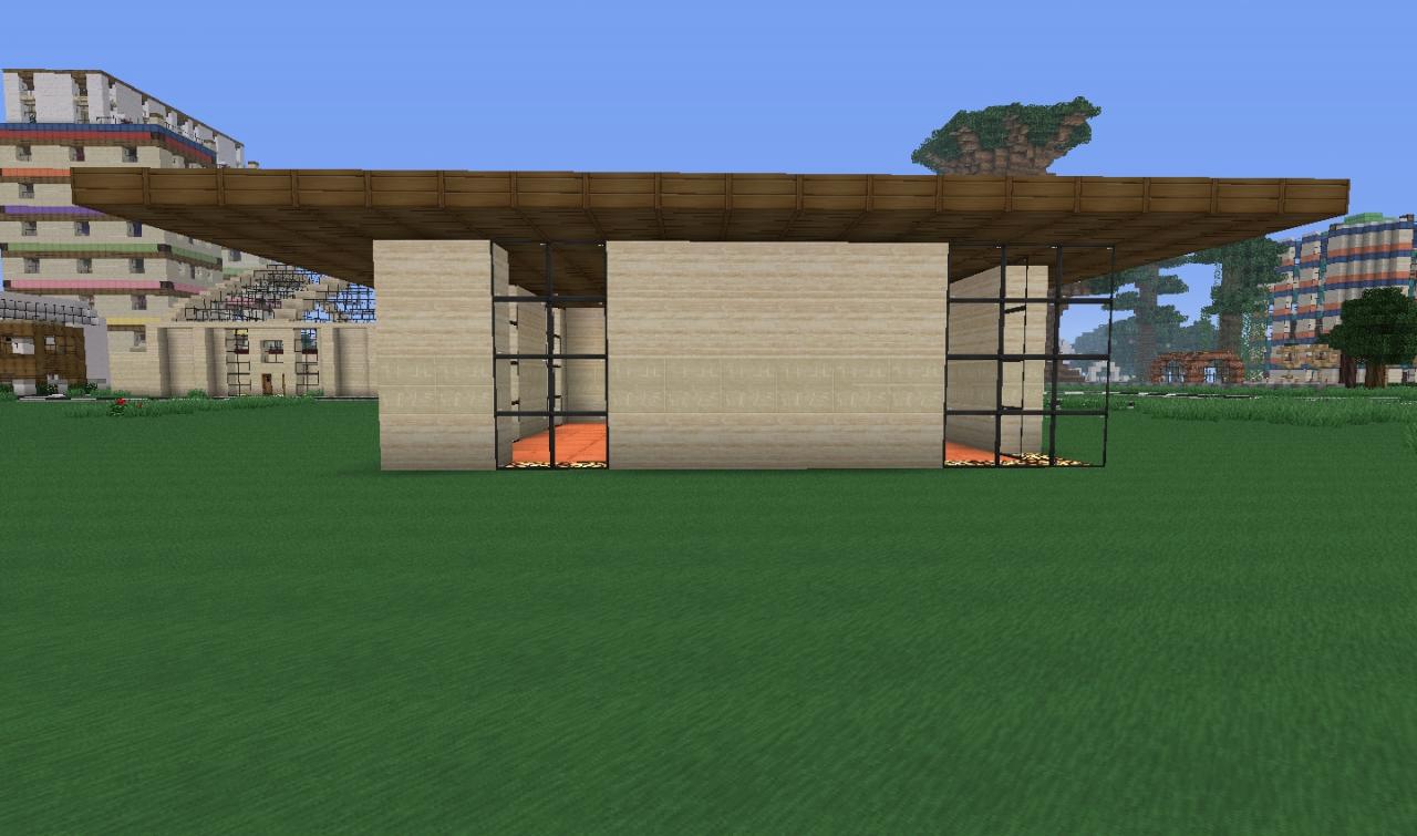 modern bungalow Minecraft Map