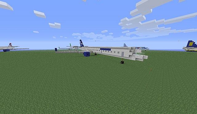 Boeing 757 Minecraft Map