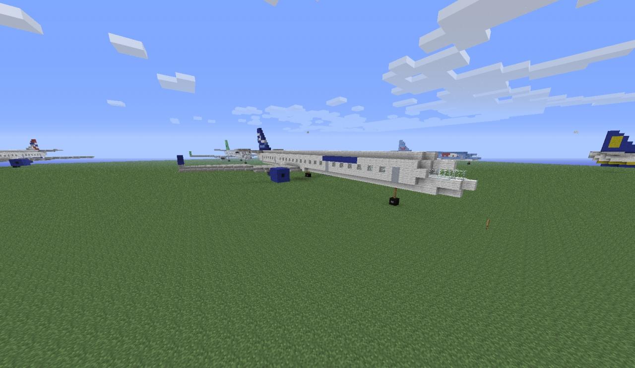 Boeing 757 Minecraft Map