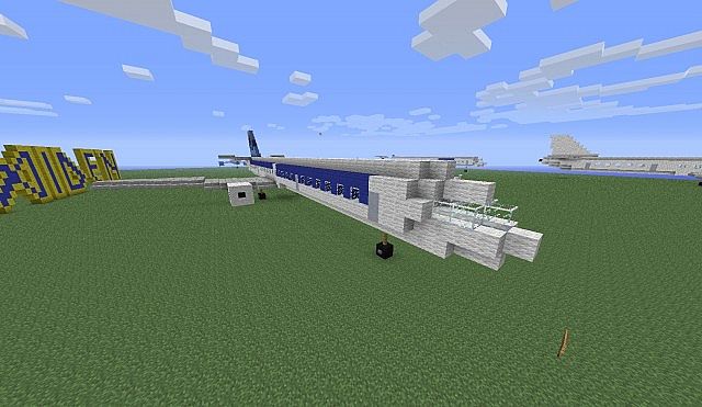 Boeing 757 Minecraft Map