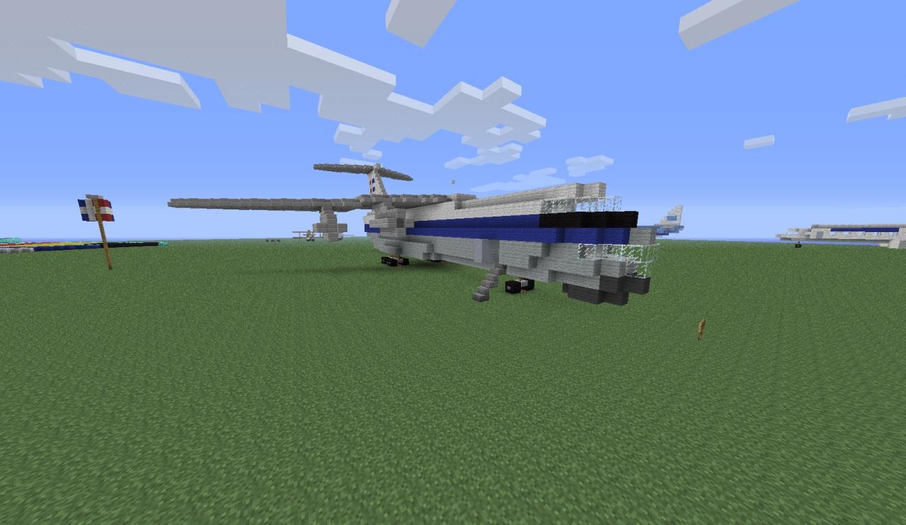 Ilyushin IL-76 Minecraft Map