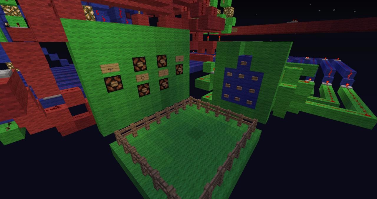 Redstone 4-bit Calculator Minecraft Map