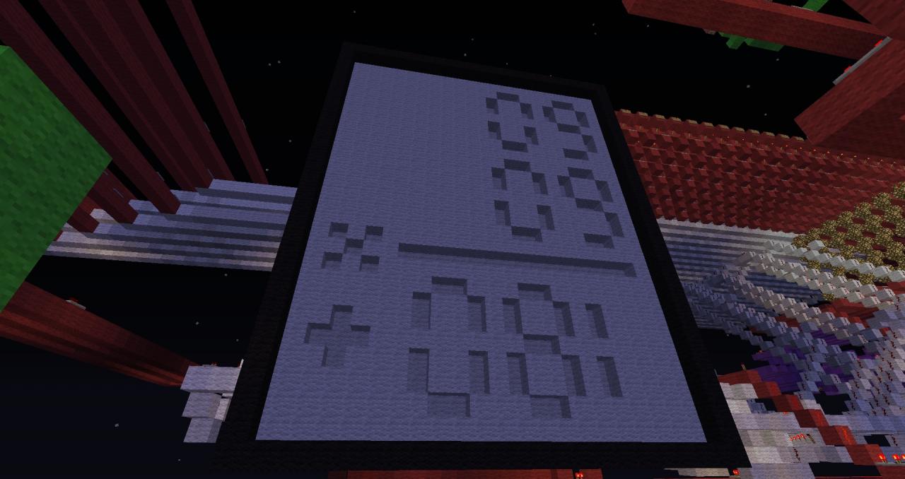 Redstone 4-bit Calculator Minecraft Map