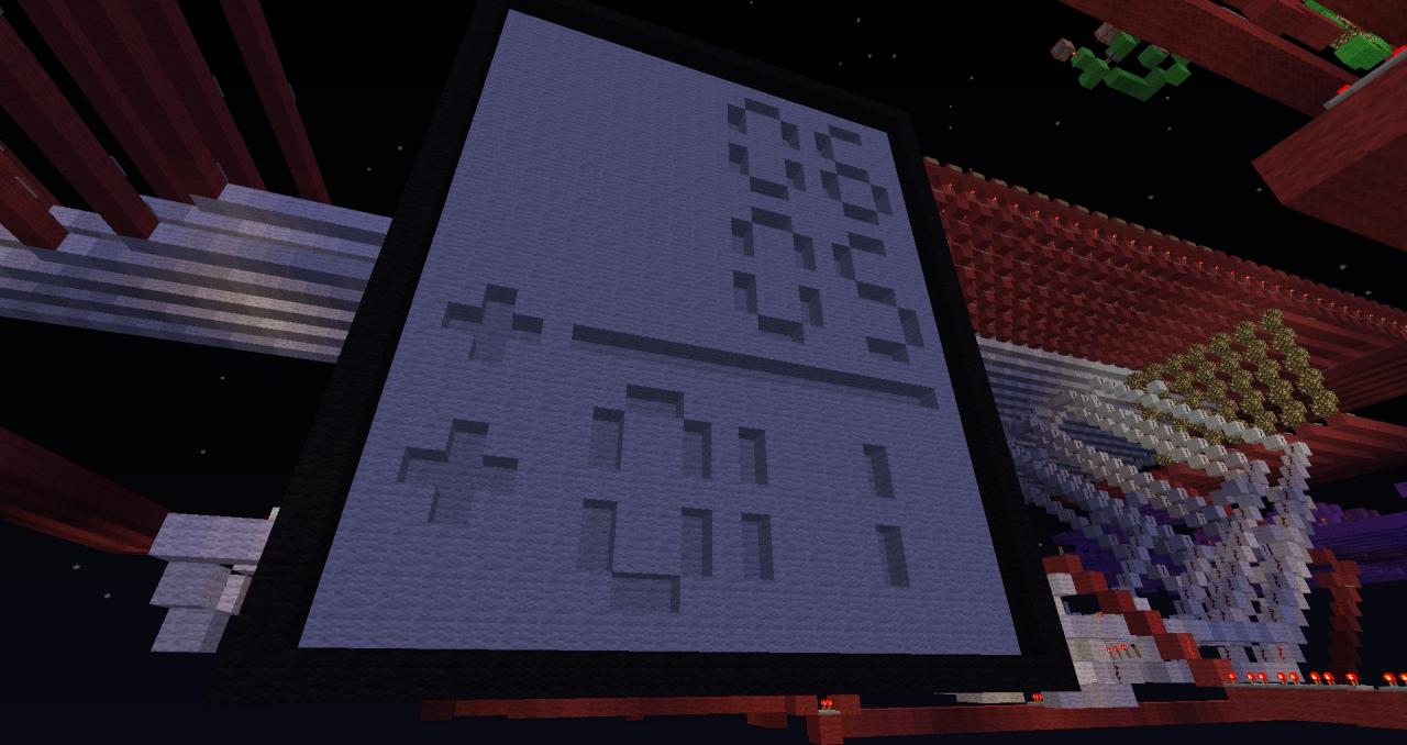 Redstone 4-bit Calculator Minecraft Map
