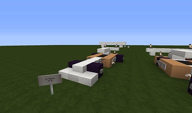 M-Tech F1 Car-Pack Minecraft Map