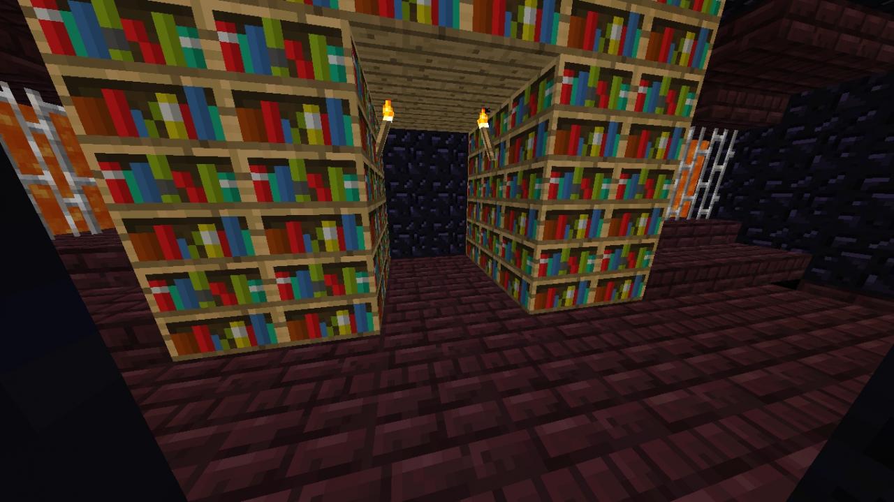 Nether Castle and epic mountains! Minecraft Map