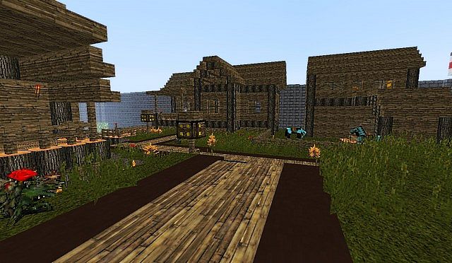 Castle Village Build Minecraft Map