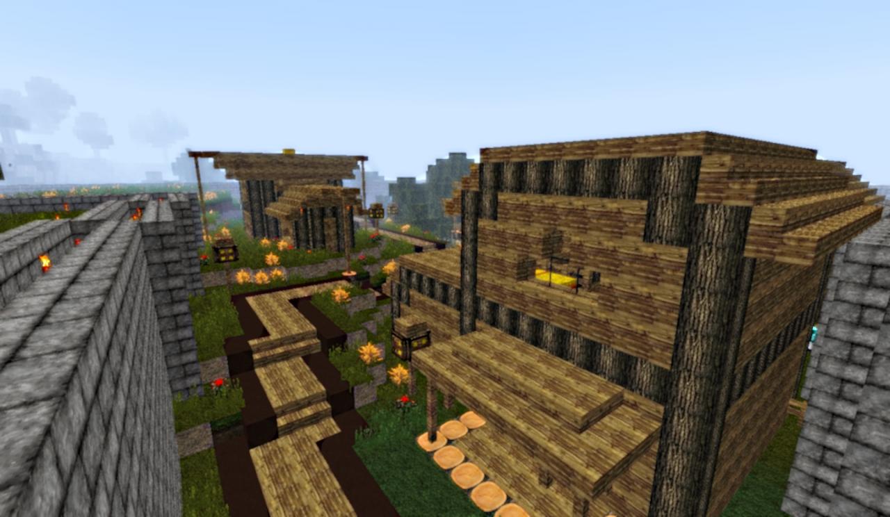 Castle Village Build Minecraft Map