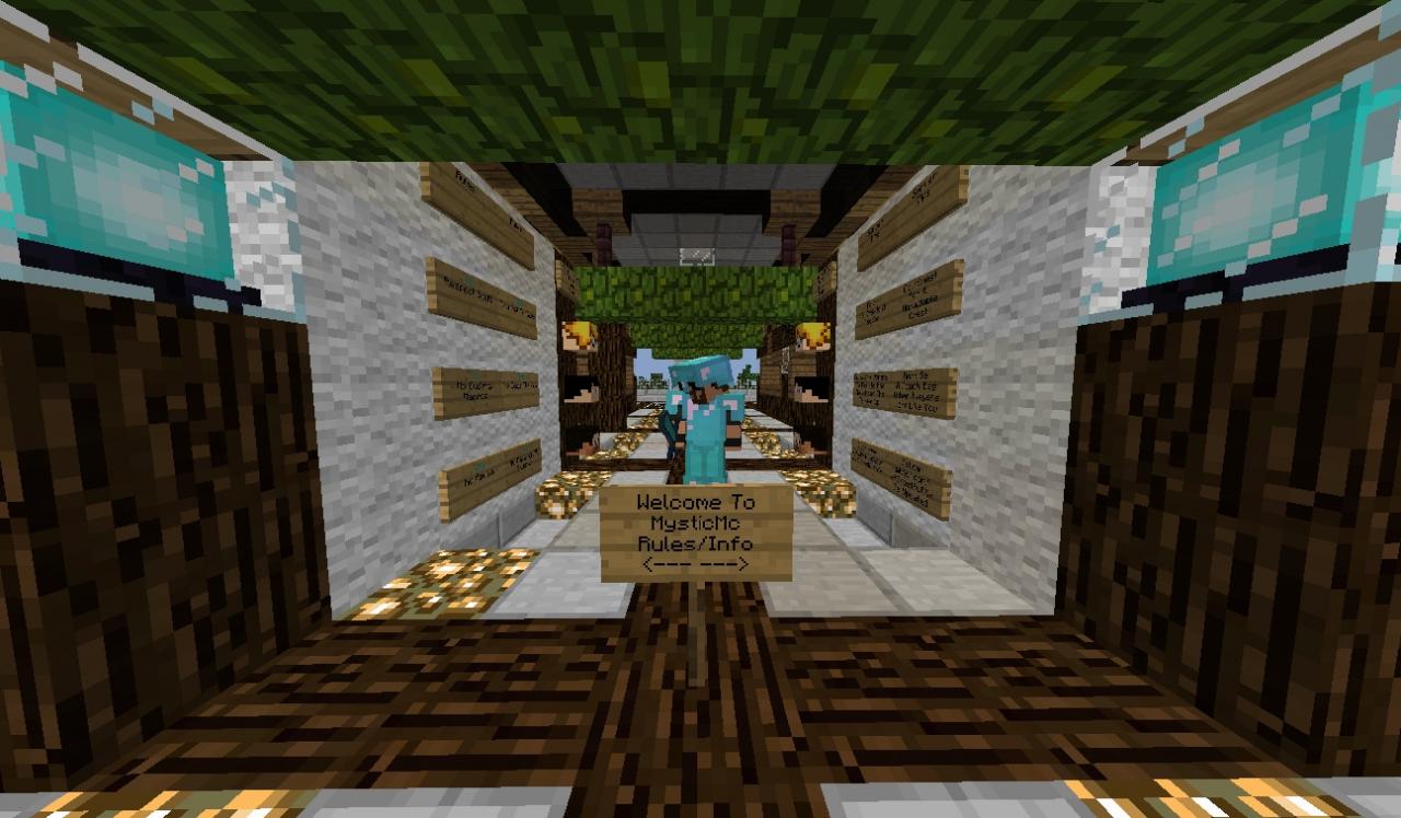 MysticMc Survival Games Op Bedrock Raiding Server Minecraft Server