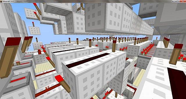 9-digit advanced Code Lock Minecraft Map