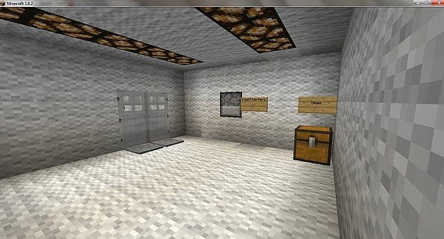 Bank vaults with designated keys Minecraft Map
