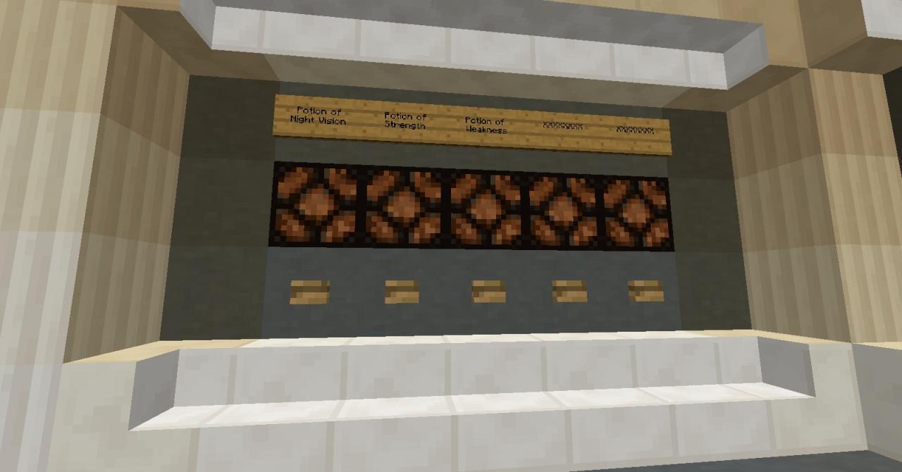 Completely Automatic Brewing Setup Minecraft Map
