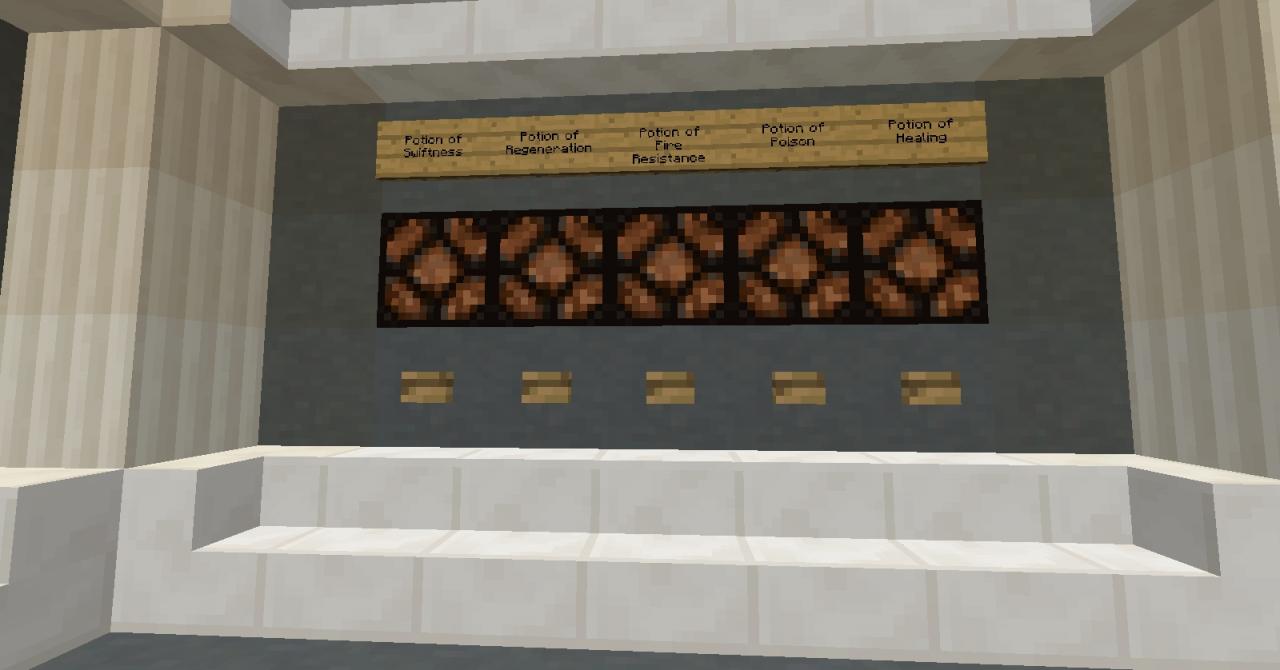 Completely Automatic Brewing Setup Minecraft Map