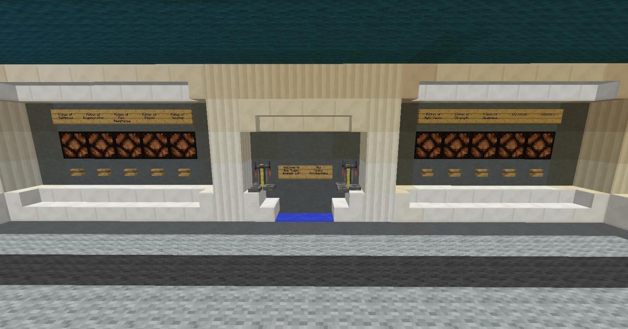 Completely Automatic Brewing Setup Minecraft Map