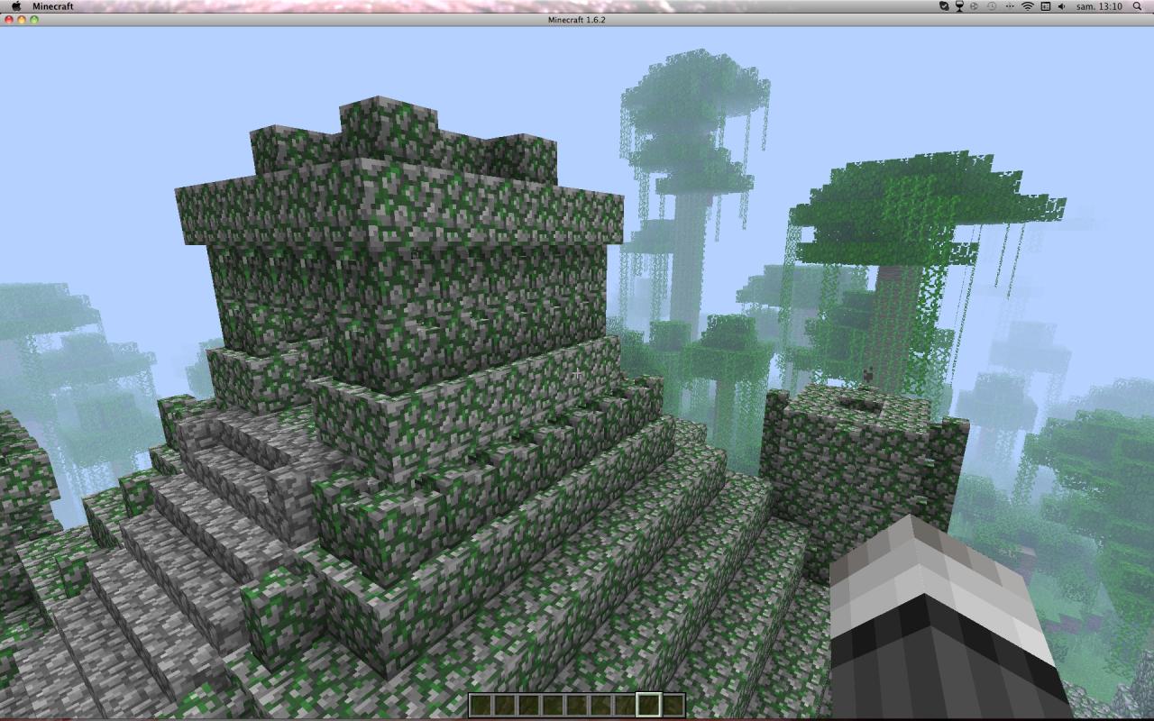 jungle temple Minecraft Map