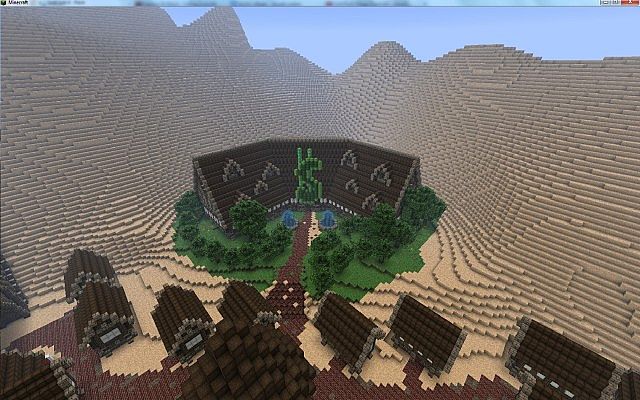 Gold Rush Village Minecraft Map
